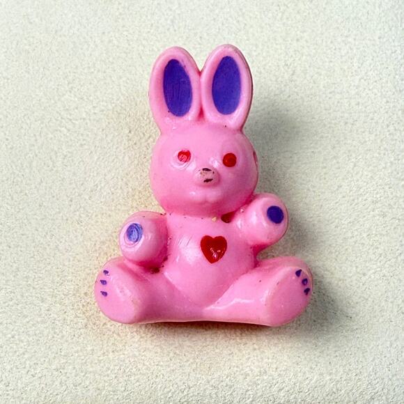 American Vintage | Jewelry | Vintage Pink Bunny Rabbit Pin Cutecore ...